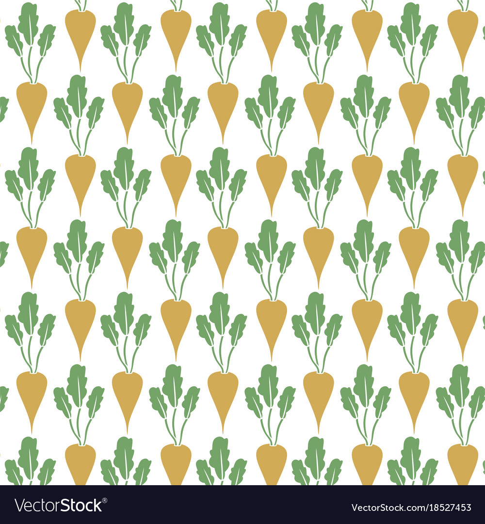 Background pattern with sugar beet Royalty Free Vector Image