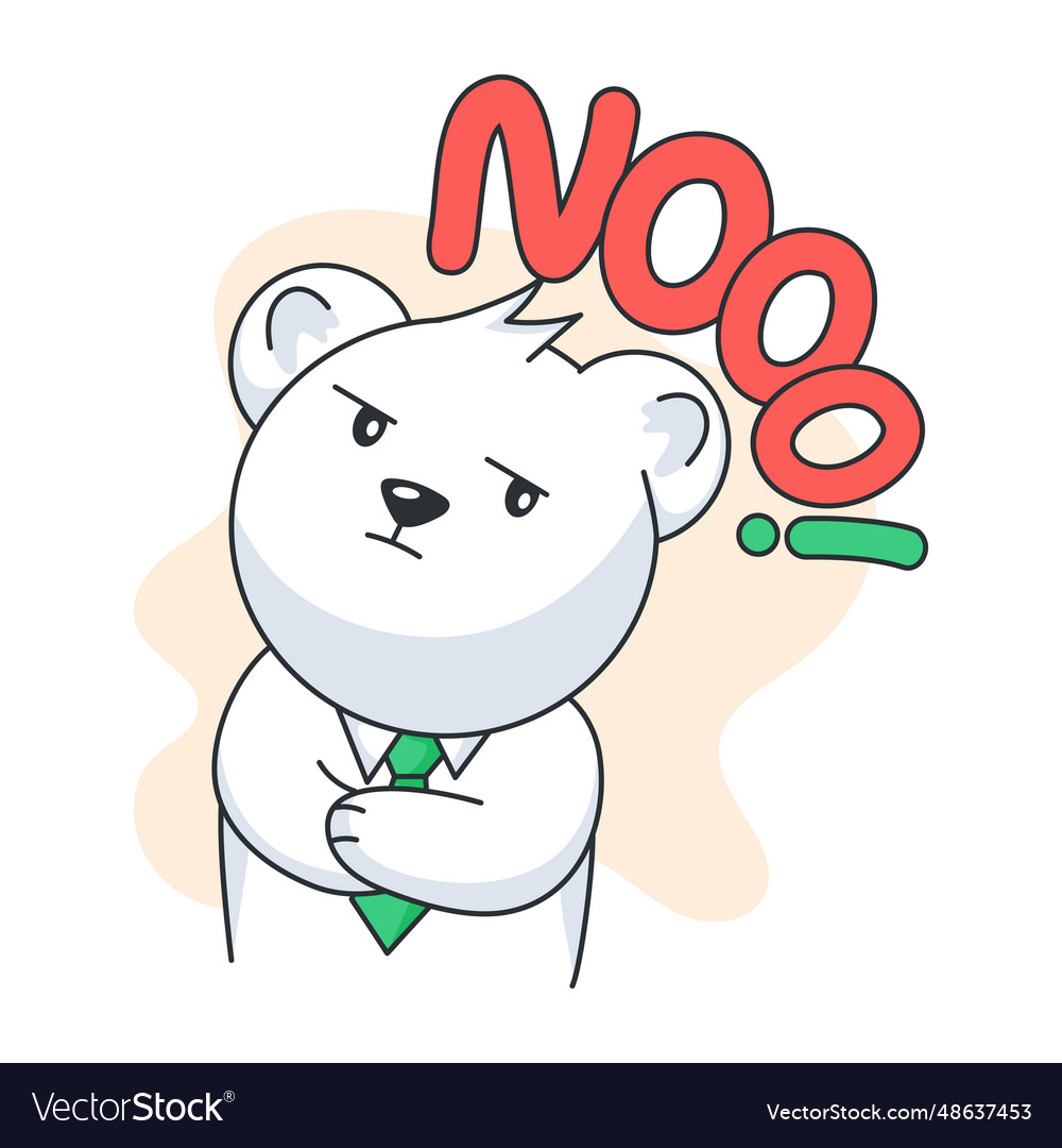 Grumpy feeling Royalty Free Vector Image - VectorStock