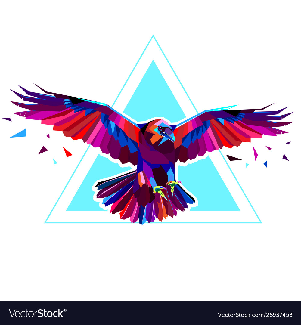 Raven Royalty Free Vector Image - VectorStock