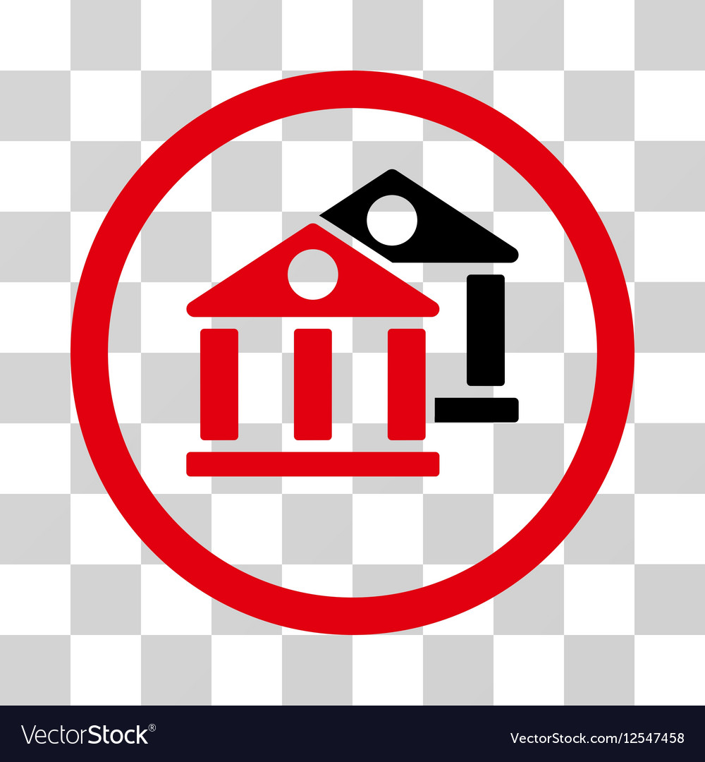 Banks flat rounded icon Royalty Free Vector Image Banks flat rounded icon Royalty Free Vector Image