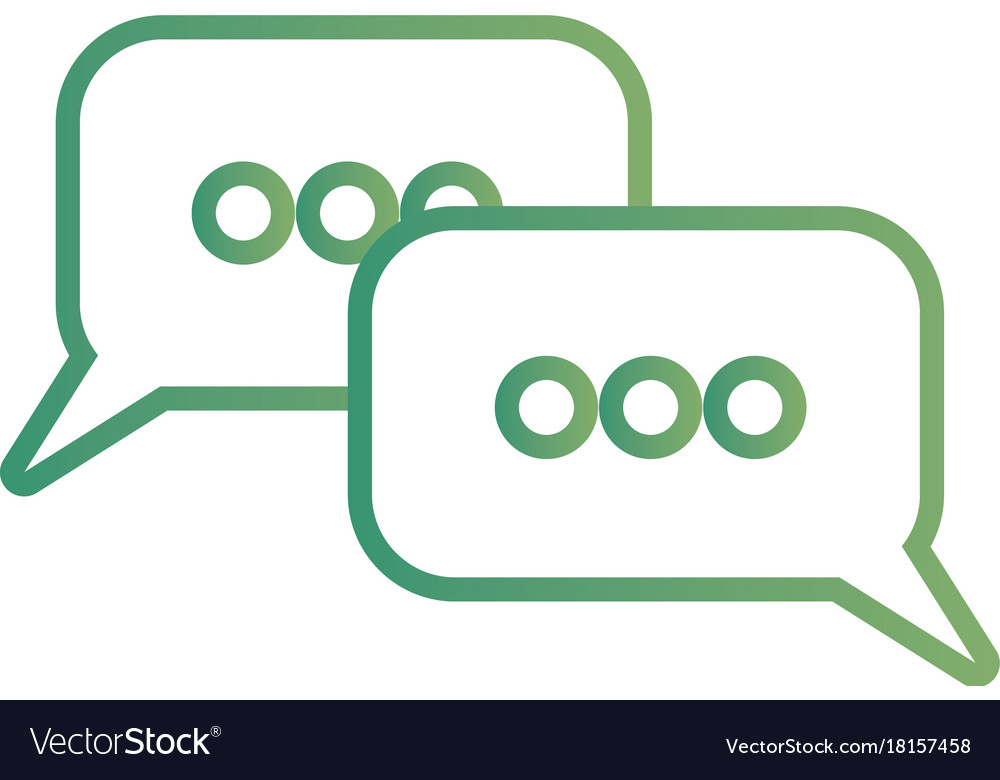 Chat bubbles Royalty Free Vector Image - VectorStock