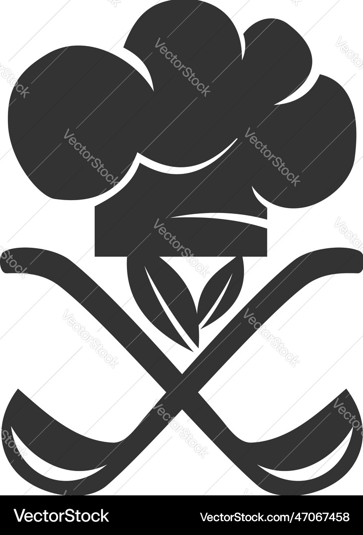 Cooking logo template icon brand identity Vector Image