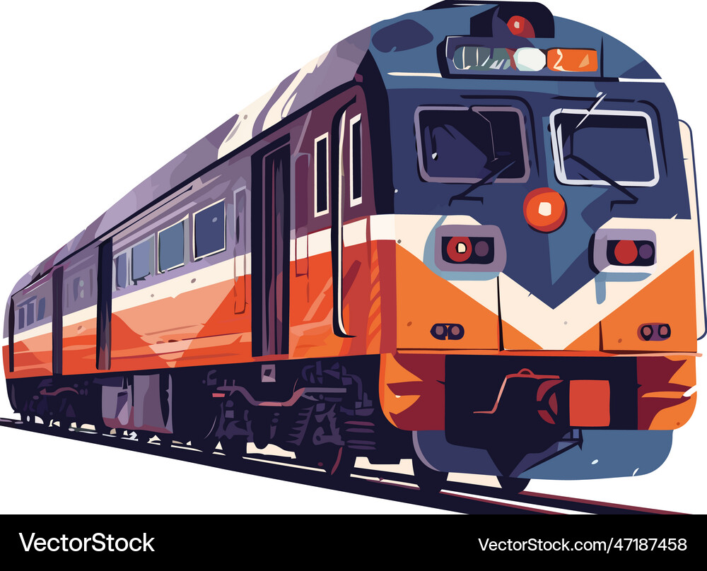 Steam locomotive Royalty Free Vector Image - VectorStock
