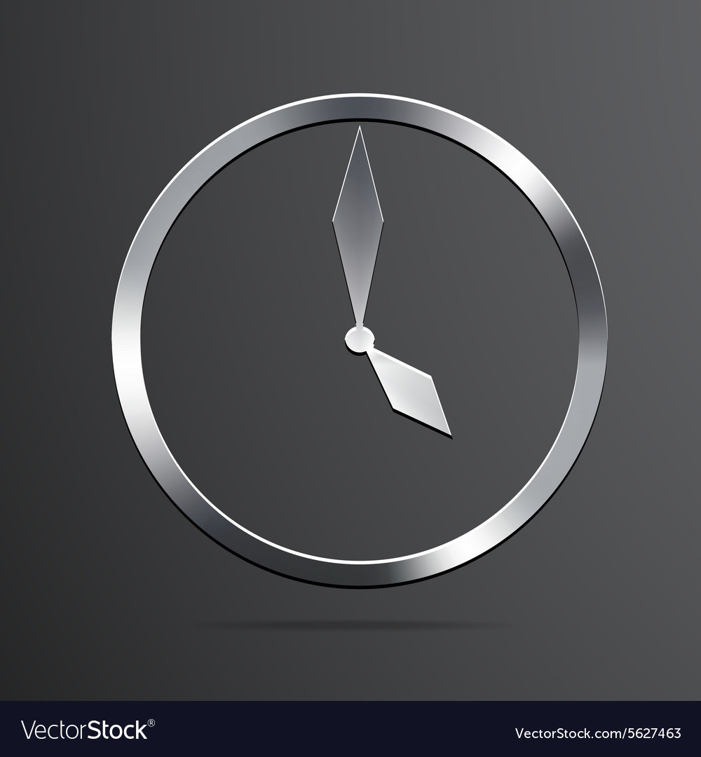 Clock icon background Royalty Free Vector Image