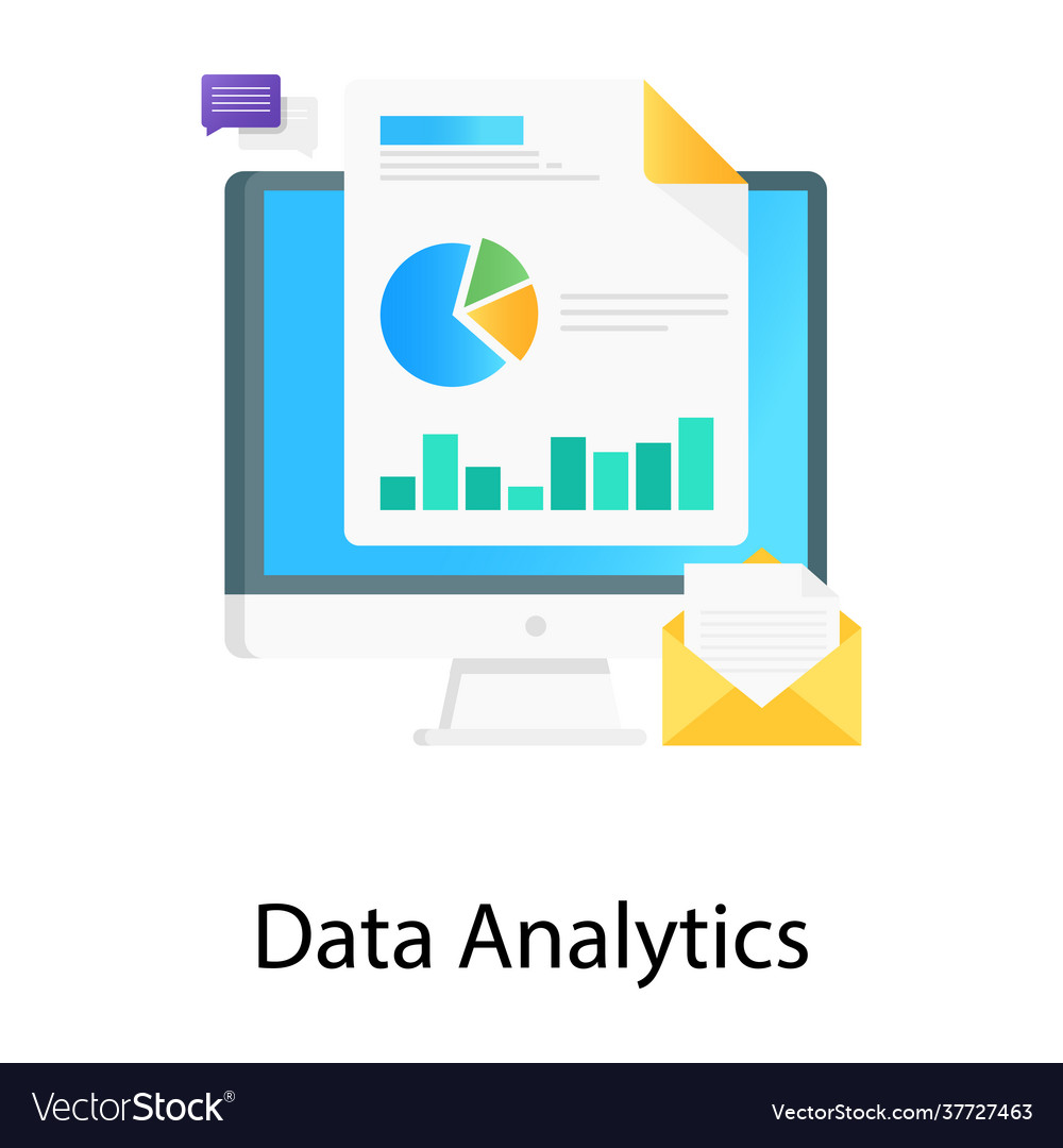 Data analytics Royalty Free Vector Image - VectorStock