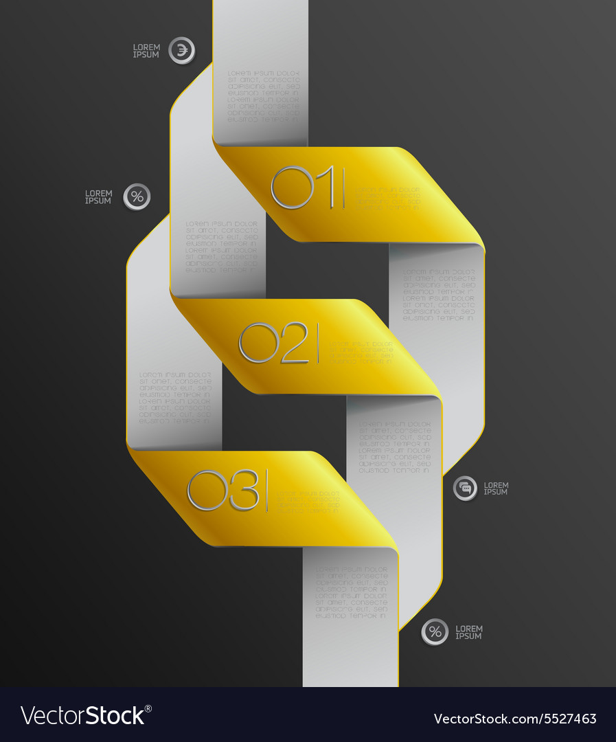 Design elements for options Royalty Free Vector Image