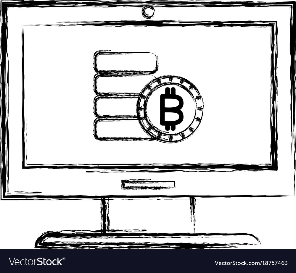 Isolated computer design Royalty Free Vector Image