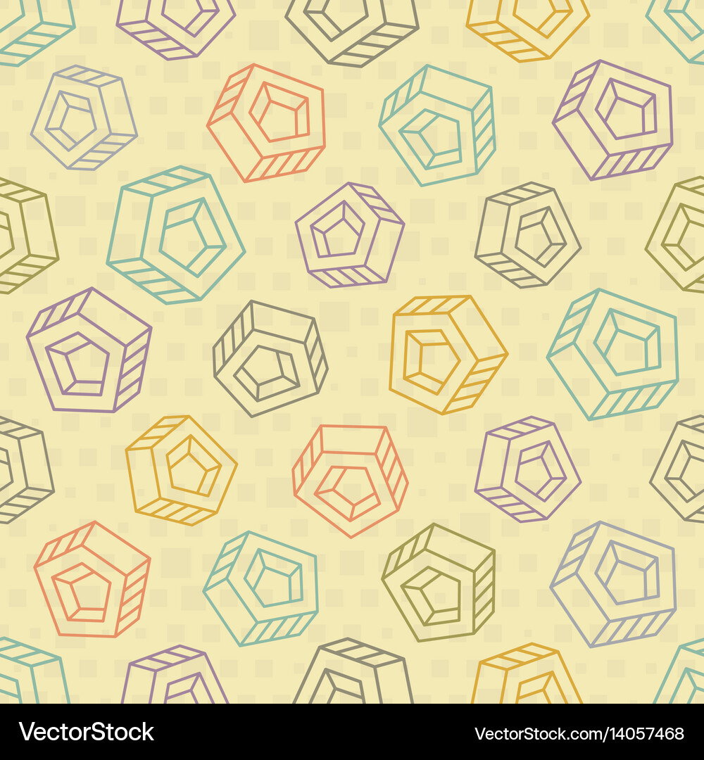 Abstract seamless background with multicolored Vector Image