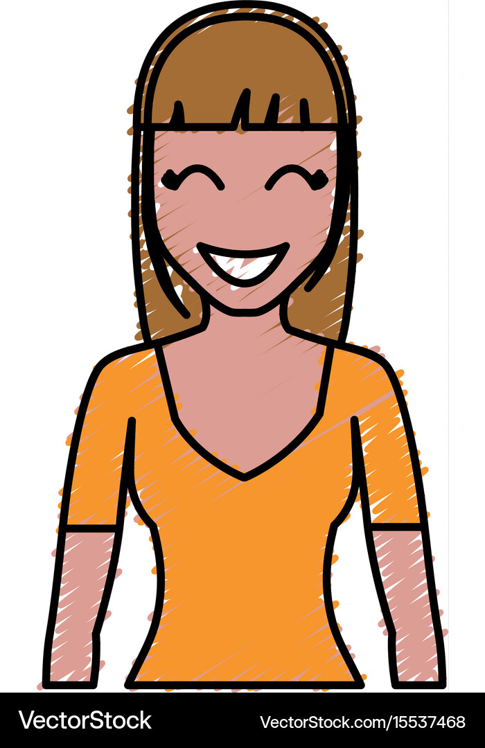 Cartoon woman icon Royalty Free Vector Image - VectorStock