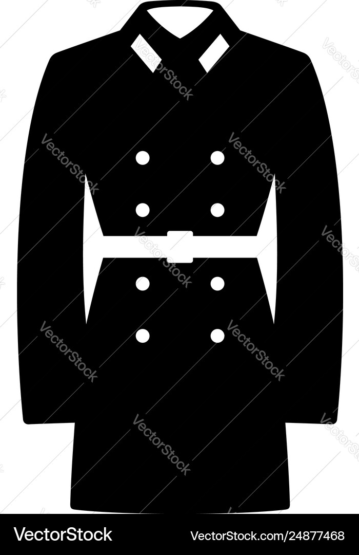 Military male uniform Royalty Free Vector Image