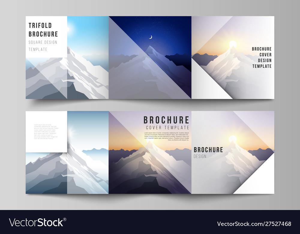 Minimal editable layout square format Royalty Free Vector