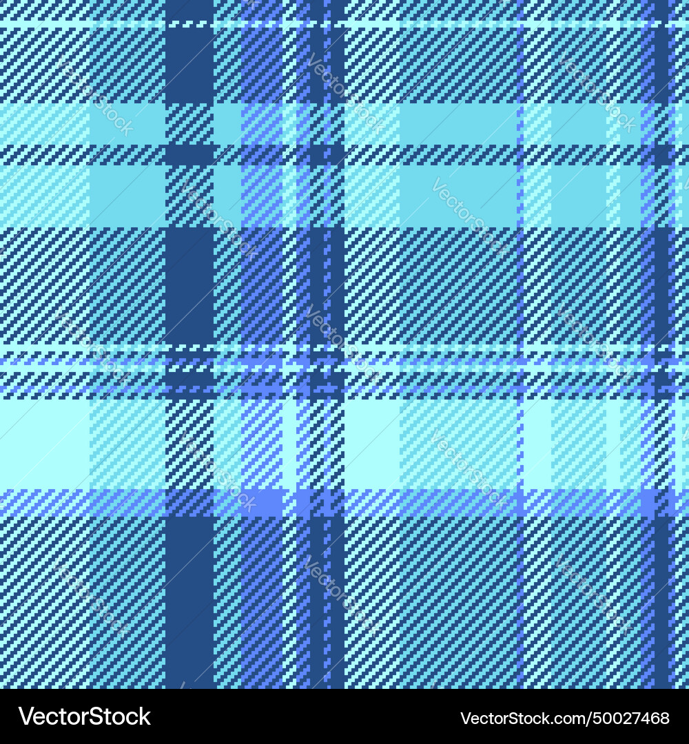 Plaid pattern fabric of tartan textile texture Vector Image