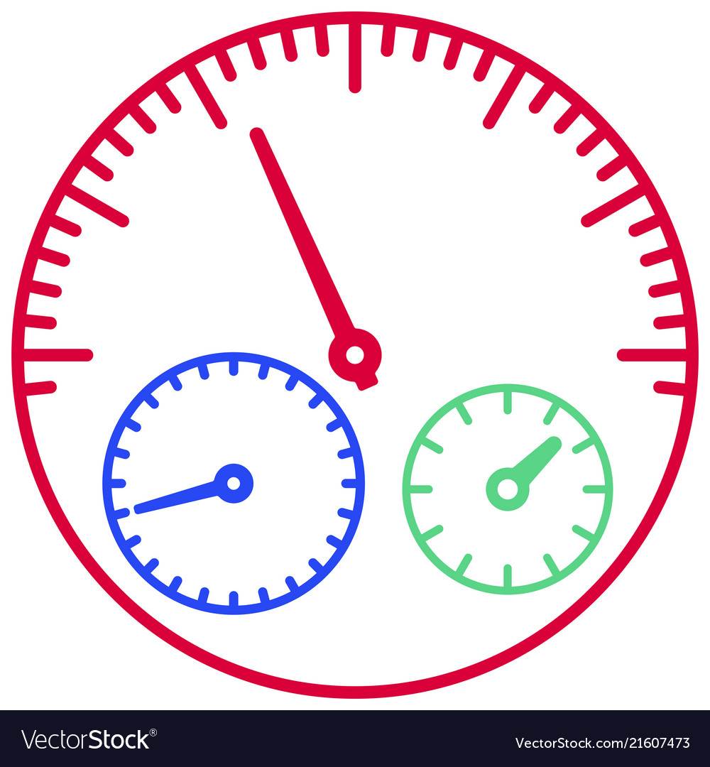 Dial device Royalty Free Vector Image - VectorStock