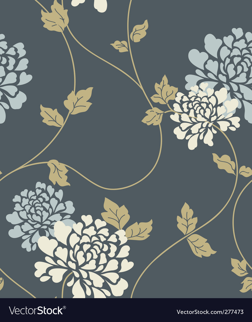 Floral seamless pattern Royalty Free Vector Image