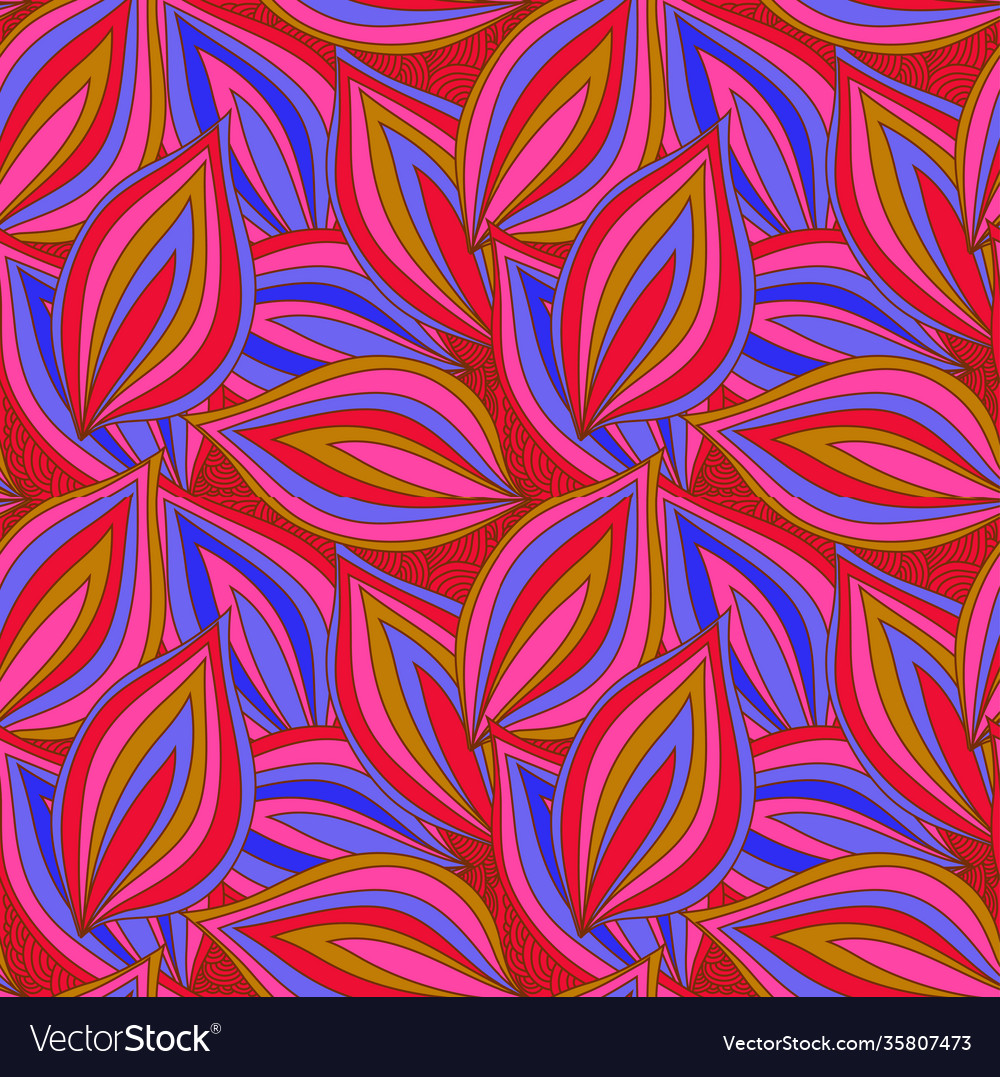 Floral seamless pattern Royalty Free Vector Image