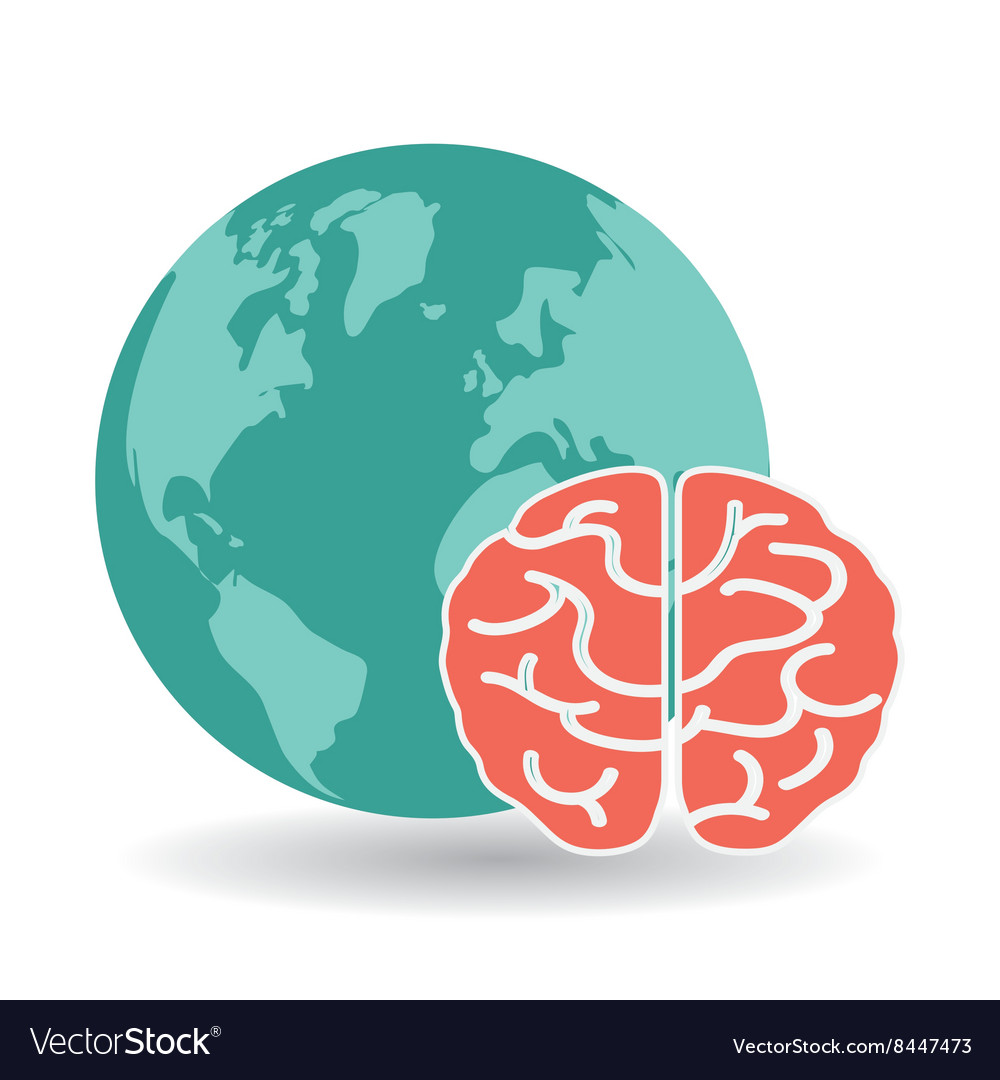 Solution design over white background Royalty Free Vector