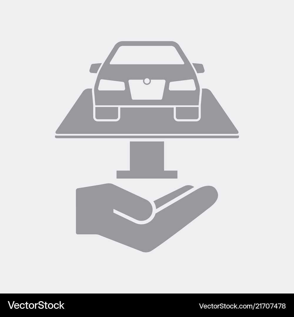 Automotive expo presentation icon Royalty Free Vector Image