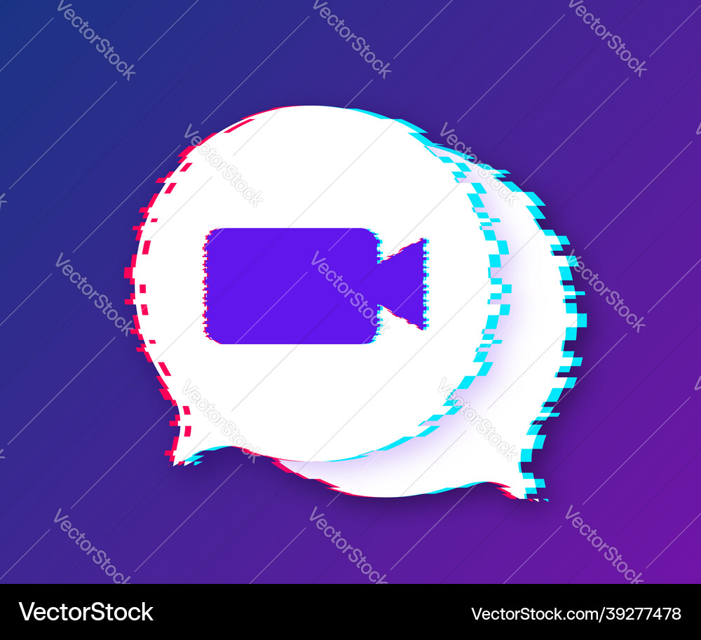 Incoming video call on laptop Royalty Free Vector Image