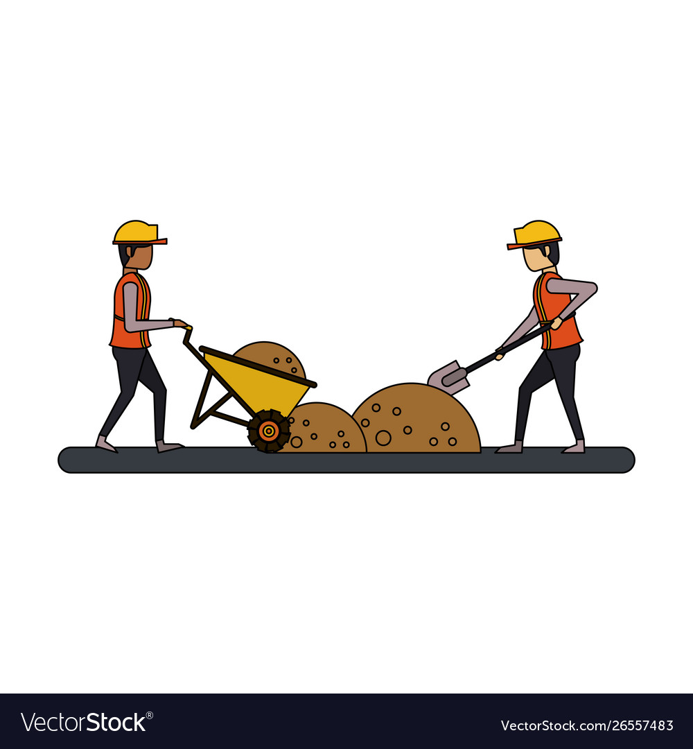 Construction architectural engineering work Vector Image