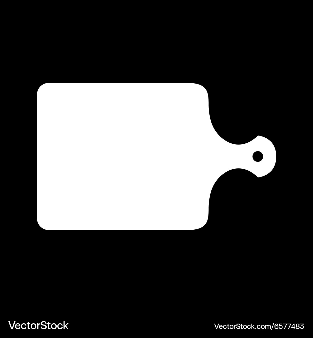 The cutting board icon Chopping Board symbol Vector Image