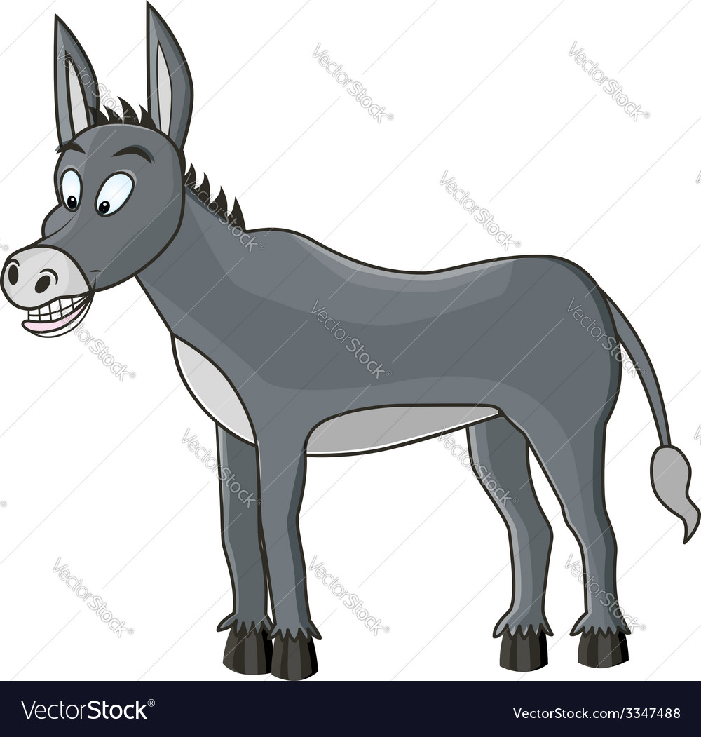 Donkey Royalty Free Vector Image - VectorStock