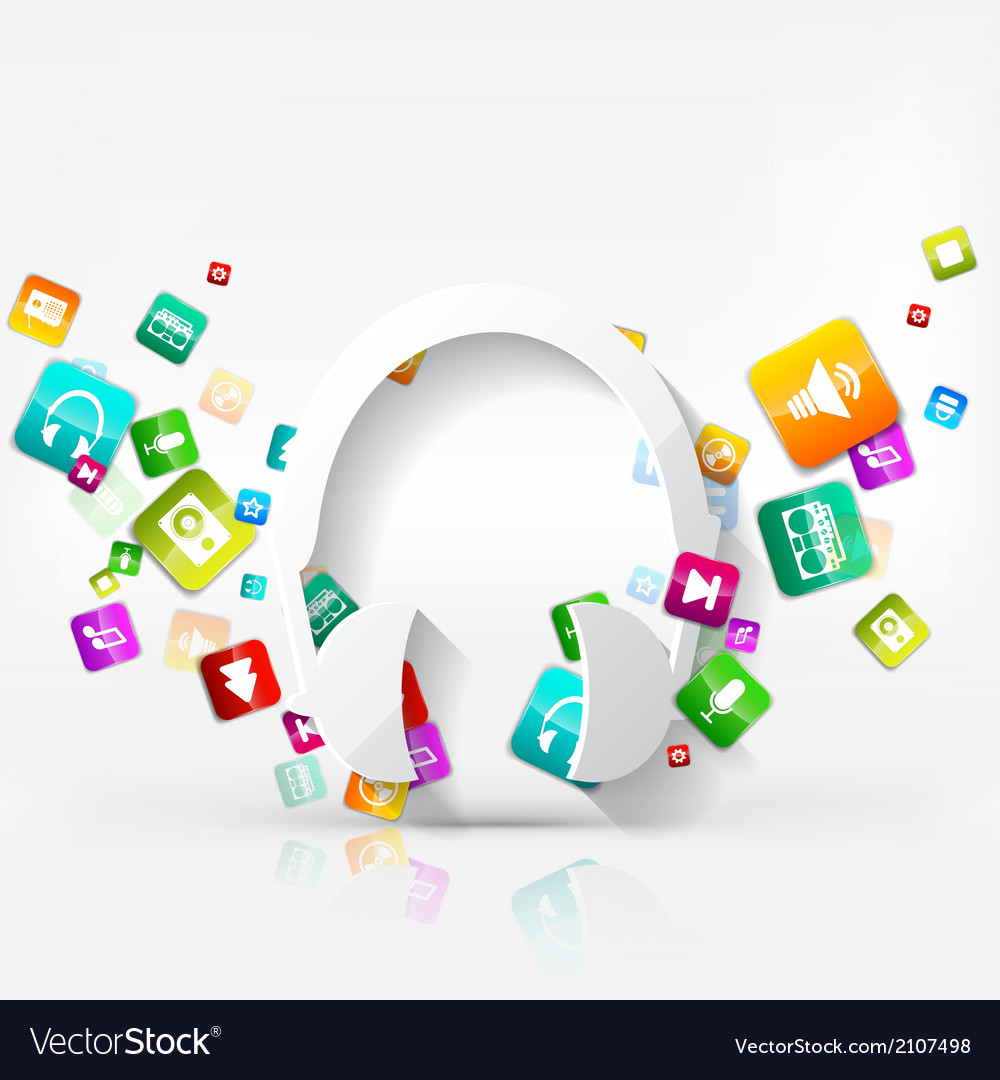 Application buttonsocial mediacloud computing Vector Image
