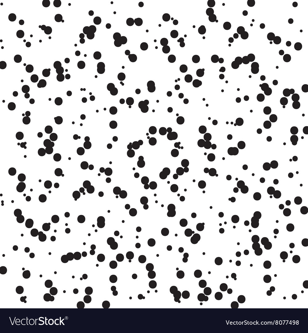 Dots seamless pattern hand drawn Royalty Free Vector Image
