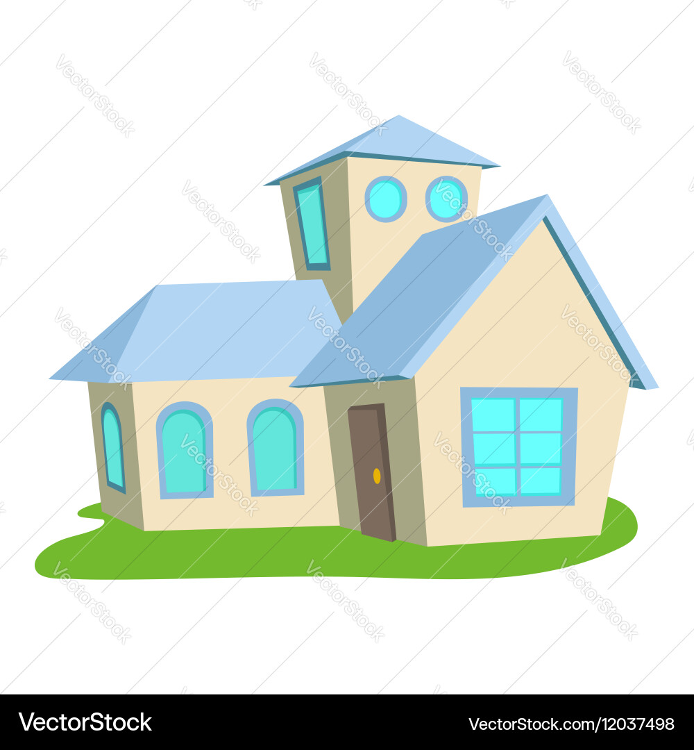 House icon cartoon style Royalty Free Vector Image