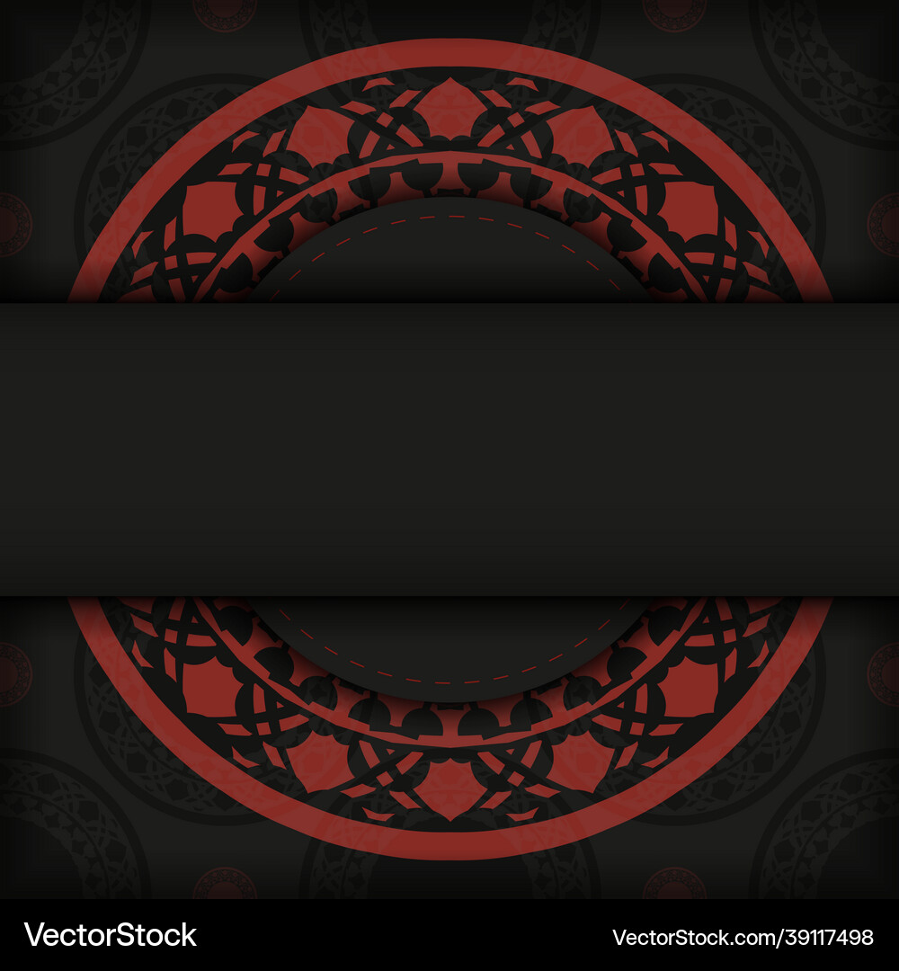 Invitation card template with place for your text Vector Image