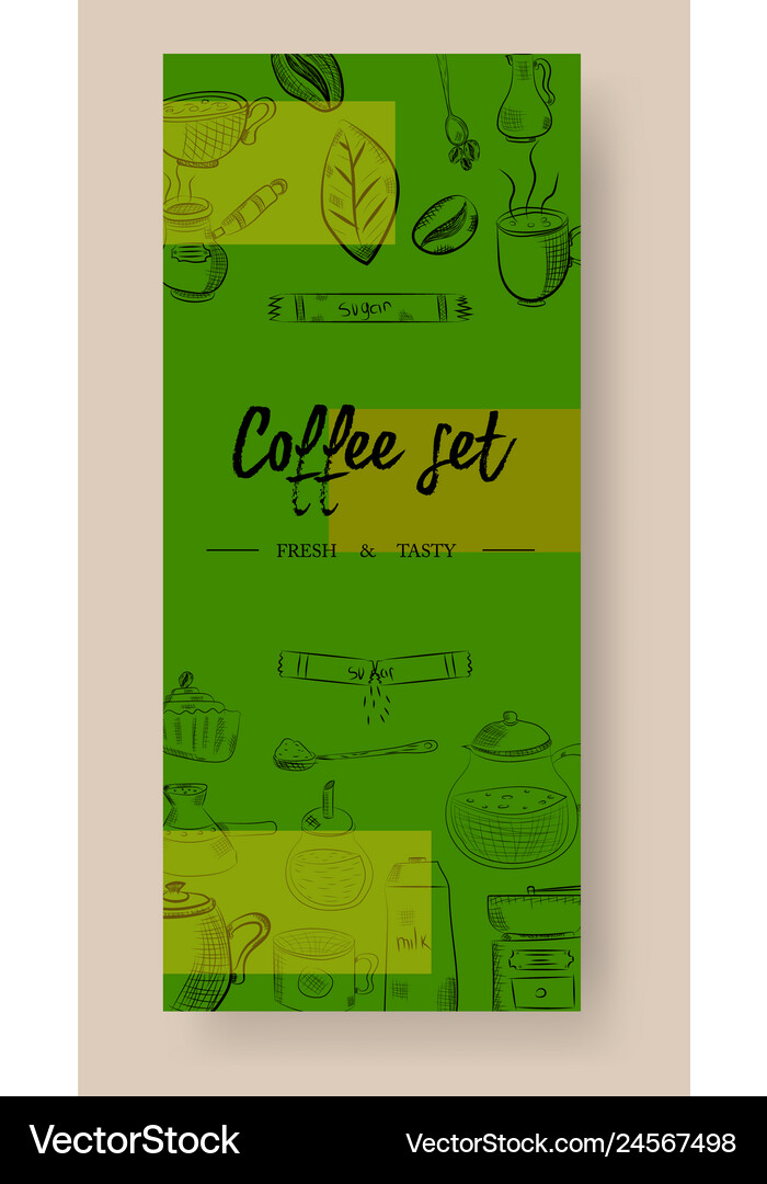 Set of vertical banners with graphic design Vector Image