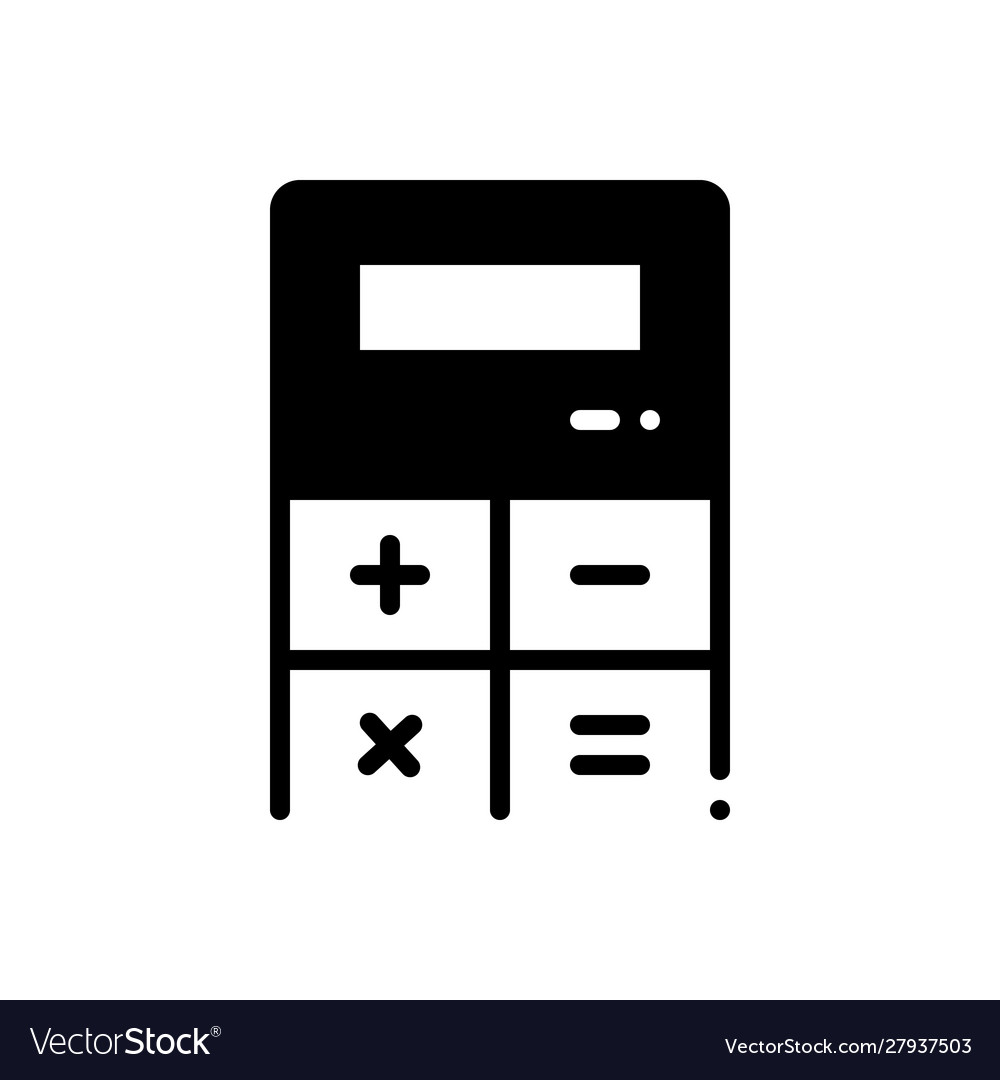Calculator Royalty Free Vector Image - VectorStock