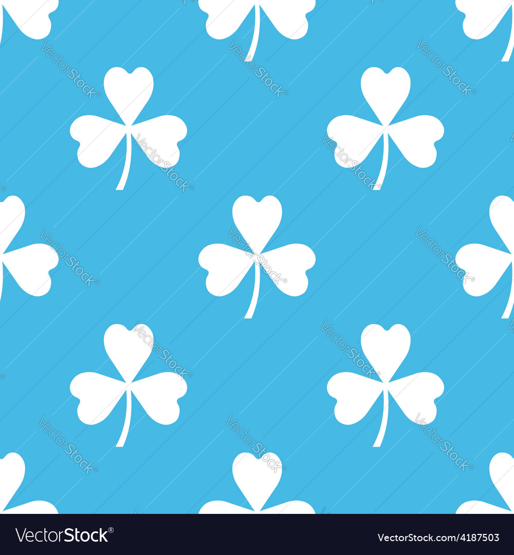 Clover seamless pattern Royalty Free Vector Image