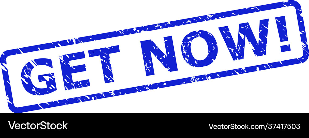 Get now exclamation watermark with unclean Vector Image