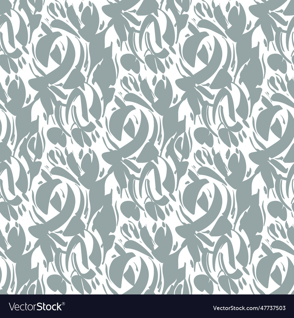 Seamless pattern with a simple abstract drawing Vector Image