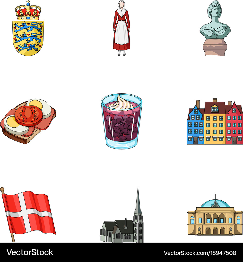 National symbol crown and other web icon Vector Image