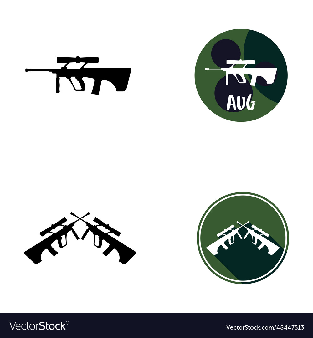 Aug weapon icon Royalty Free Vector Image - VectorStock