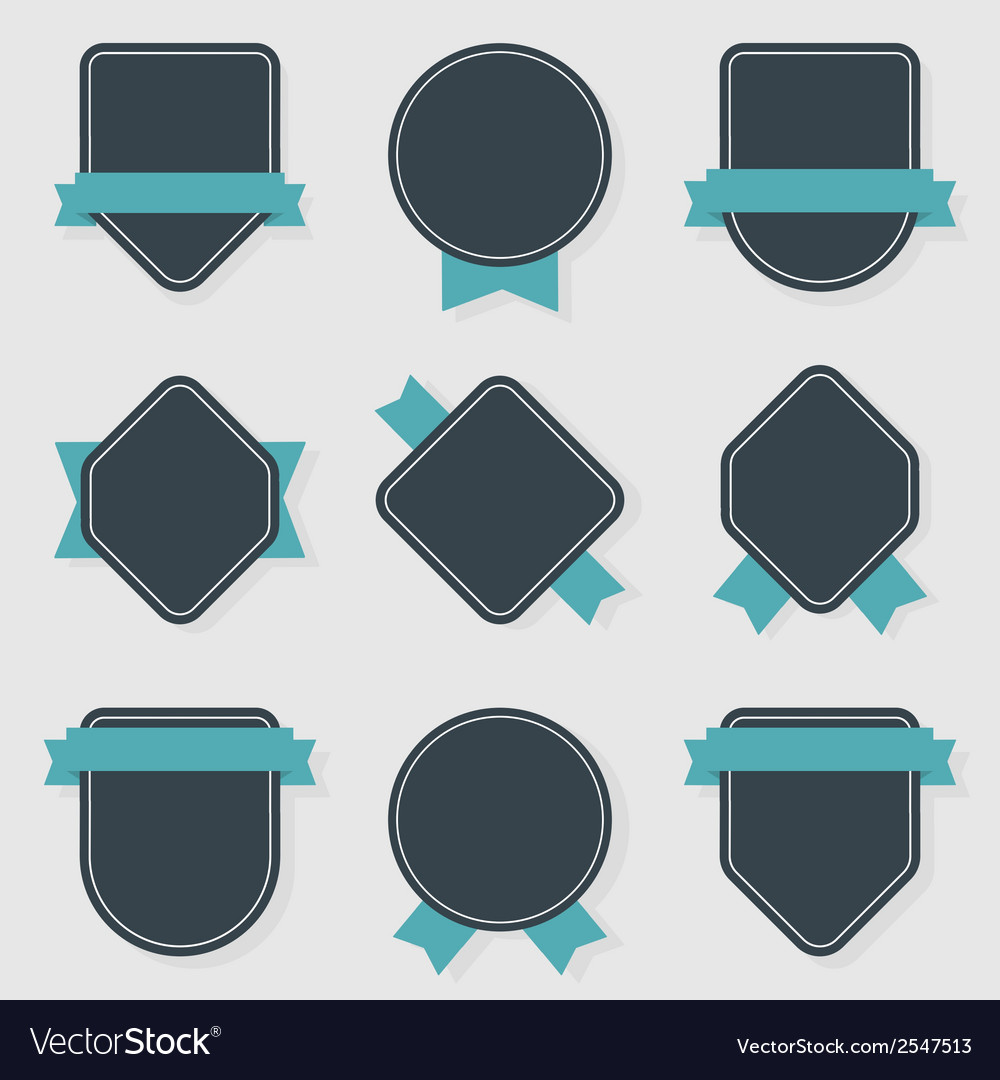 Collection labels Royalty Free Vector Image - VectorStock