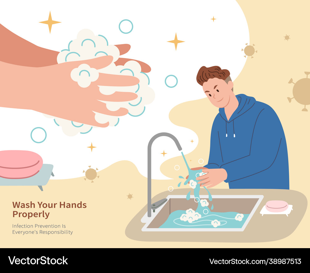 Hygiene protection against covid-19 Royalty Free Vector