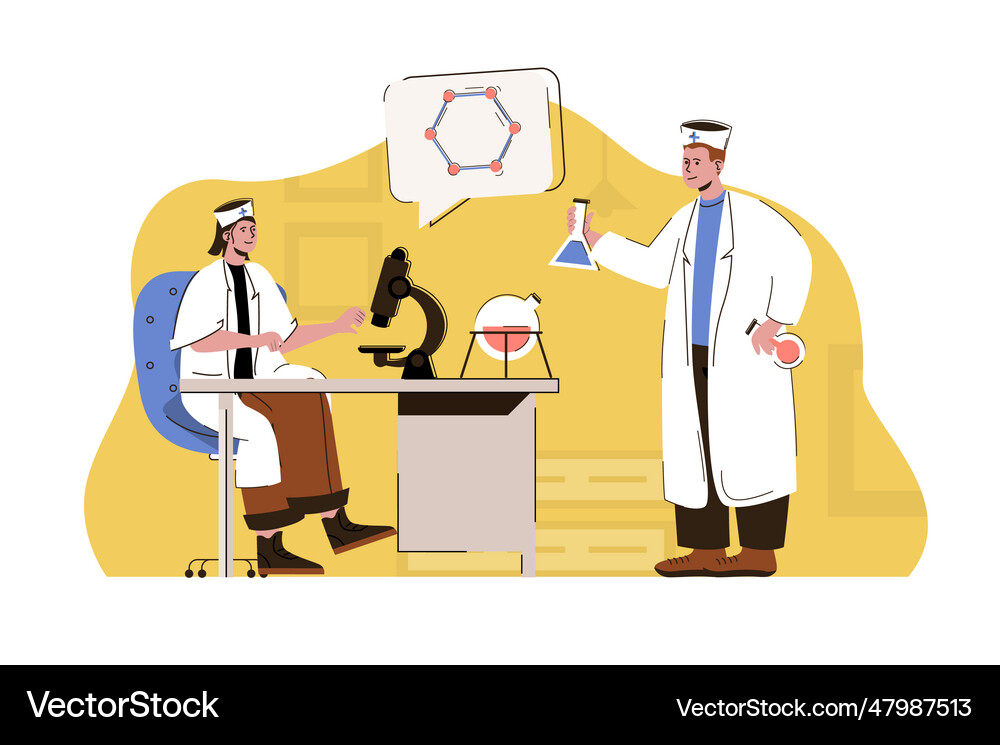 Medicine and science concept doctor Royalty Free Vector