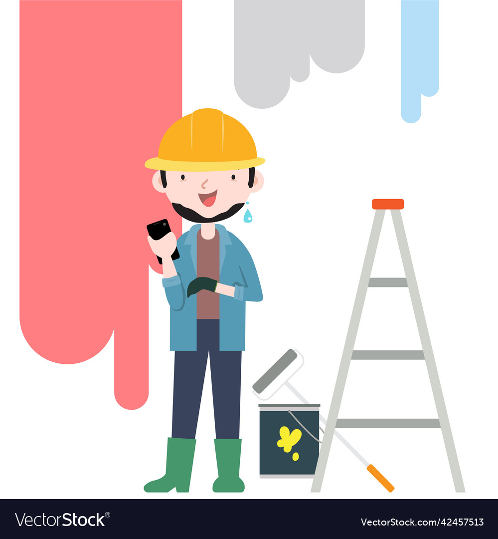 Painter Royalty Free Vector Image - VectorStock