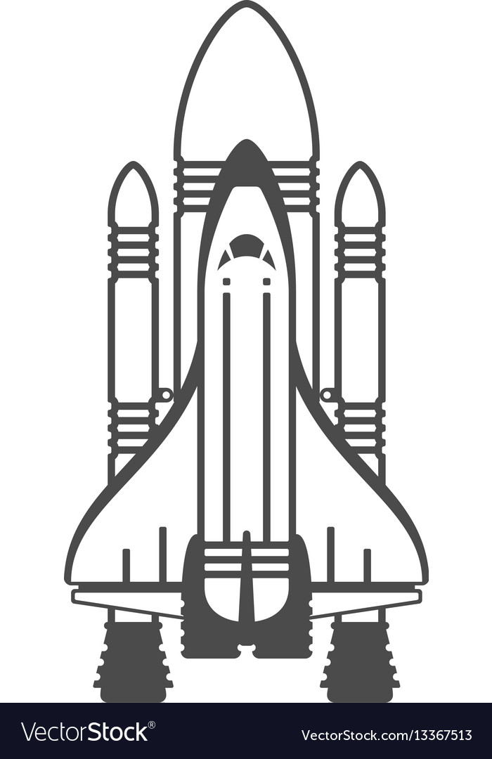 Spaceship Royalty Free Vector Image - VectorStock