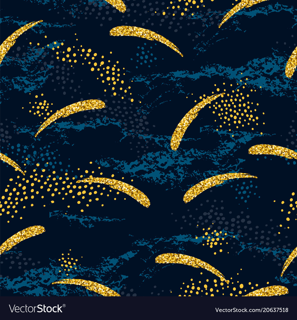 Cosmic Glitter Pattern Royalty Free Vector Image