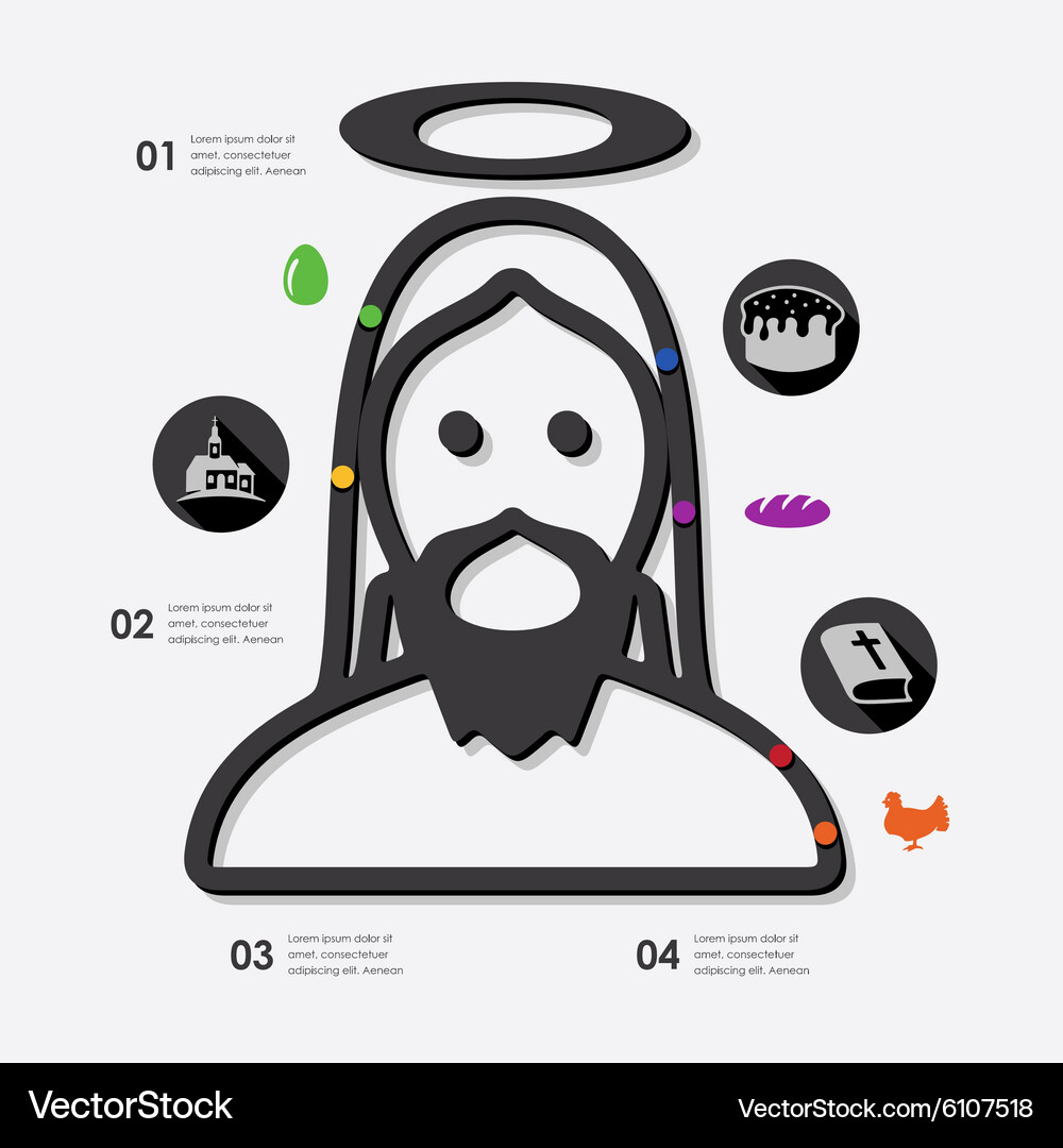 Easter infographic Royalty Free Vector Image - VectorStock