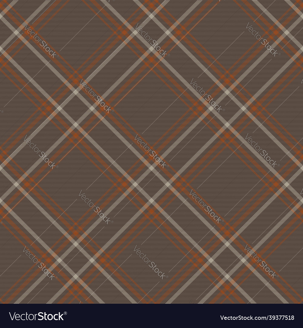 Orange diagonal plaid tartan textured seamless Vector Image Orange diagonal plaid tartan textured seamless Vector Image