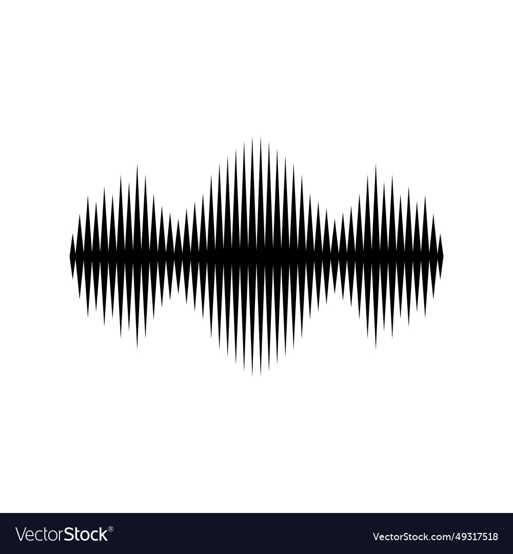 Sound wave icon Royalty Free Vector Image - VectorStock