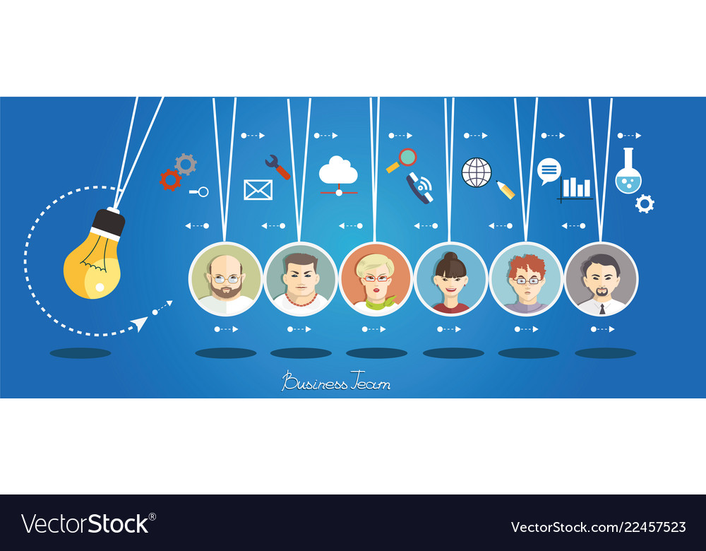 Business team Royalty Free Vector Image - VectorStock
