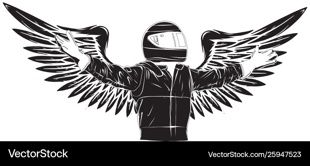 Car racing man cartoon design Royalty Free Vector Image