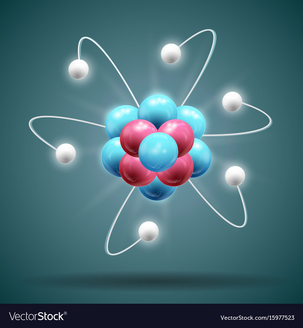 Science atom Royalty Free Vector Image - VectorStock