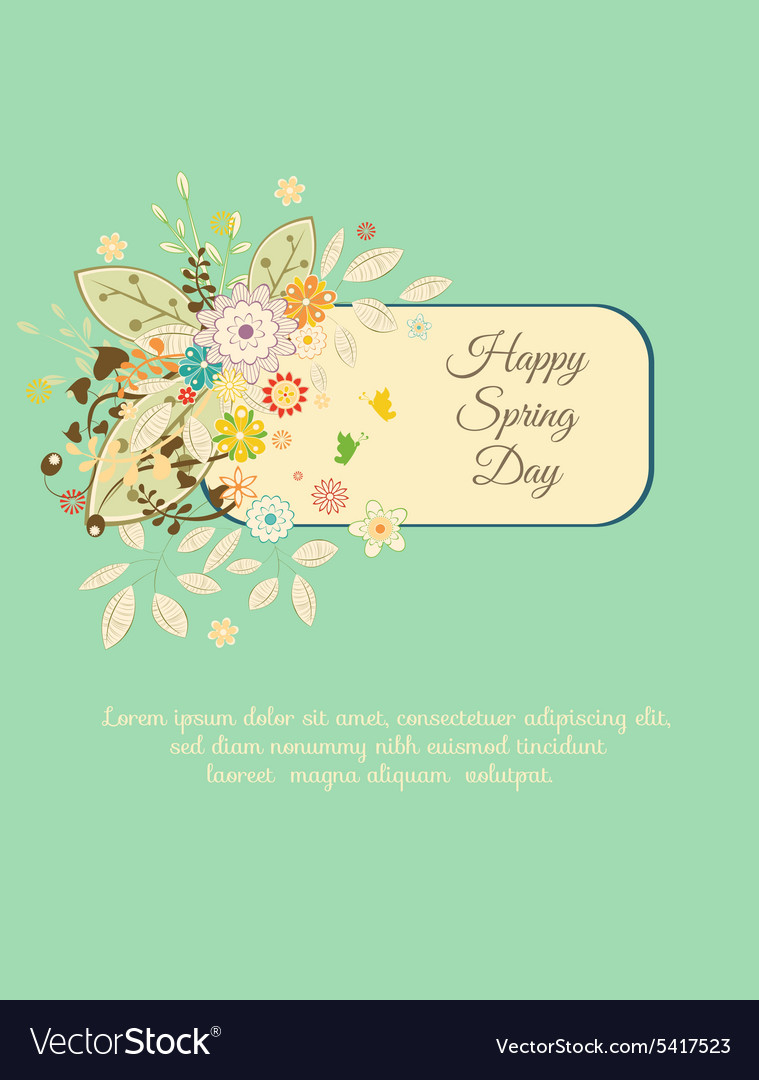 Spring Royalty Free Vector Image - VectorStock