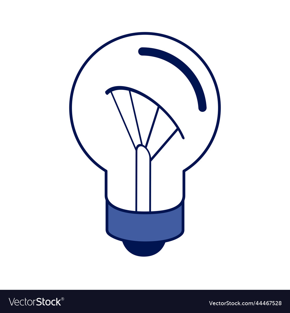 Bulb Light Energy Royalty Free Vector Image Vectorstock